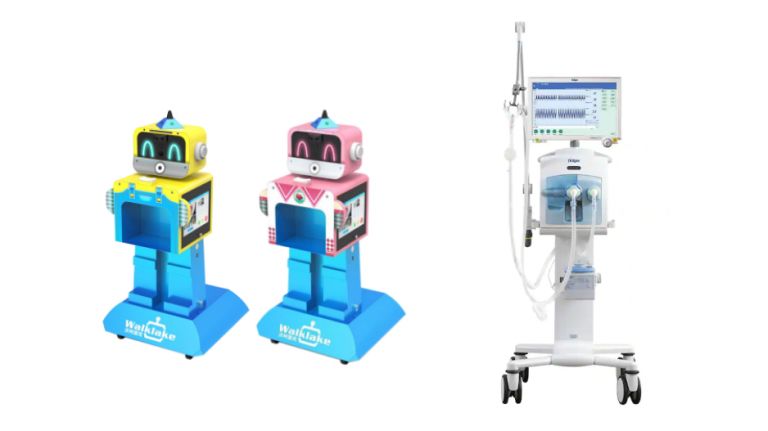 Δωρεά Αναπνευστήρα Drager VN500 και δυο Walklake Robot στο ΝΑΜ ΙΙΙ ...